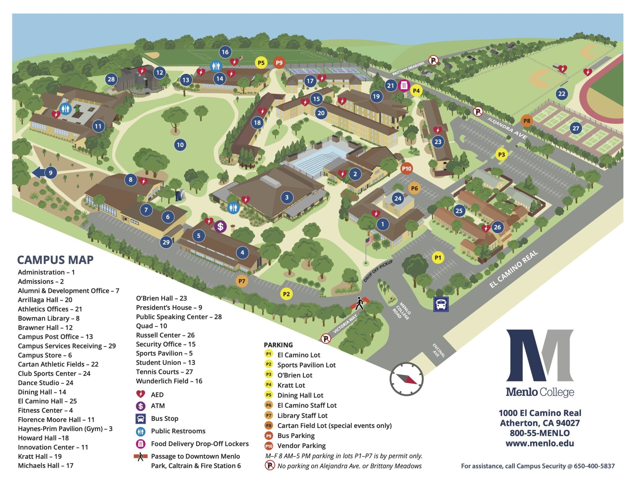 Maps & Directions - Menlo College